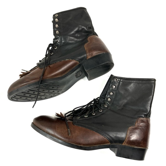 J. Chisholm | Shoes | J Chisholm Vintage Kilte Western Brownblack ...